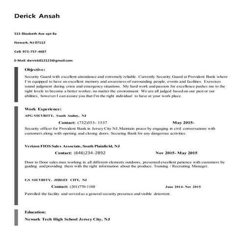 Deshawn Resume | PDF