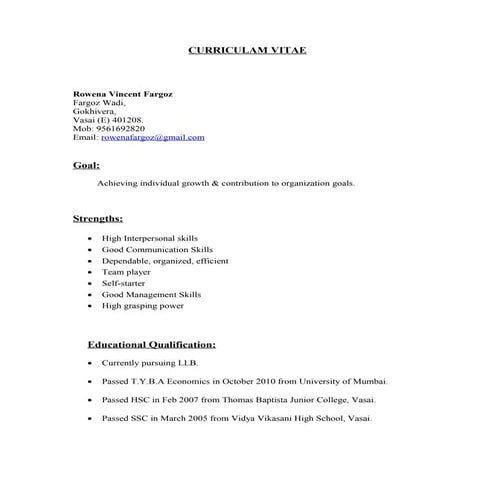 Fargoz_Rowena_CV | PDF