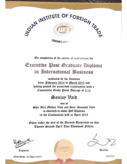 MIT ACE Certificate | PDF