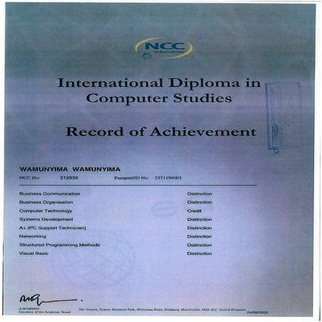 Diploma Grades | PDF