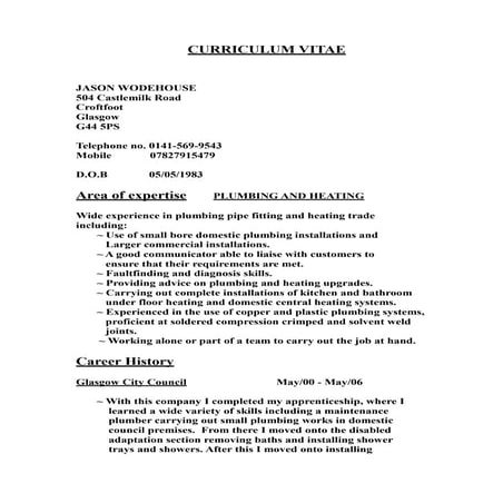 cv | DOC