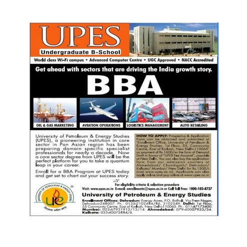 UPES -B.Tech & LLB Test details | PDF