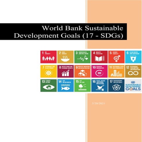 World Bank Sustainable Development Goals (17 SDG's) | PDF
