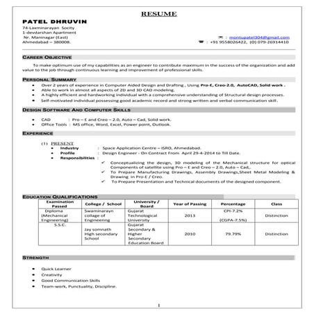 DHRUVIN RESUME | DOC