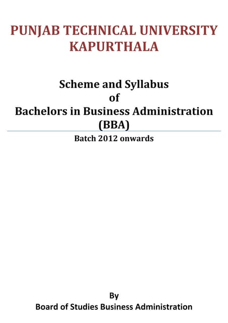 bba transcript | PDF