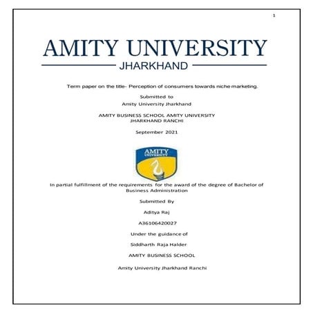 Bba 2020 23 (3rd) term paper 100 (aditya raj) | PDF