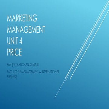 BBA 204 UNIT 4 PRICE MM DR KANCHAN KUMARI.pptx