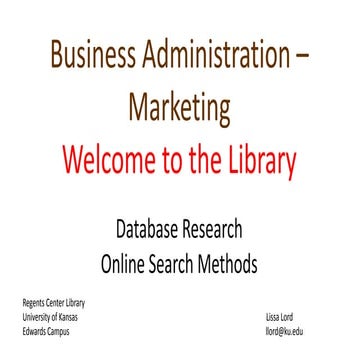 Business & Marketing | PPT