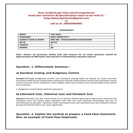 Assignment Exercise 6–1 Allocating Indirect CostsStudy .docx