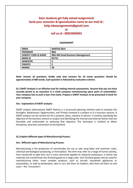 Ms 5 management of machines | PDF
