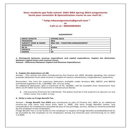Bba504 taxation management | DOCX | Personal Taxes | Personal Finance