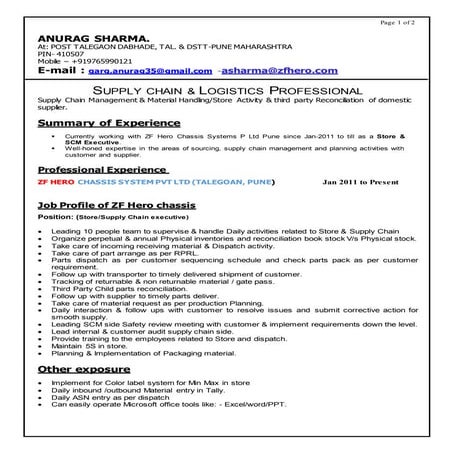 ANURAG RESUME New-16 | PDF