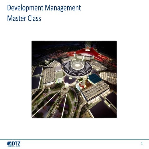 Development Management Master Class Introduction no video | PDF