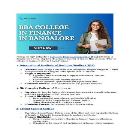 BBA Colleges In Finance In Bangalore.pdf