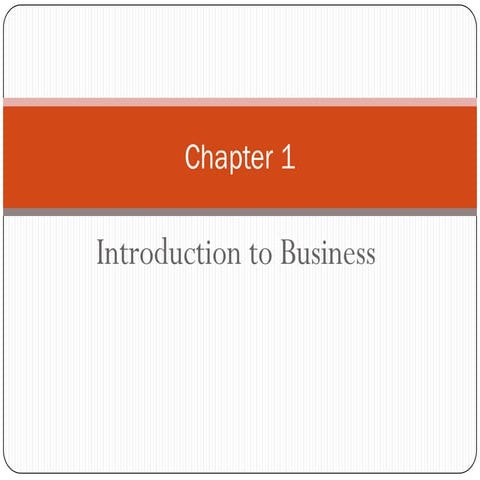 Bba i 1 intro to business | PPTX