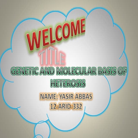 Presentation1 | PPTX | Genetics | Science