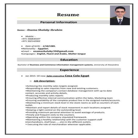 Osama Shalaby's CV | PDF
