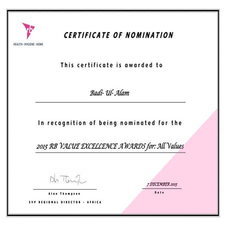 Core value Award | PPT