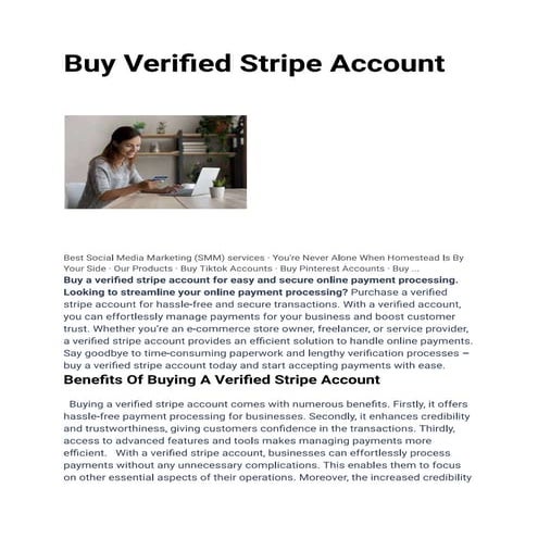 Buy Verified Stripe Account | PDF