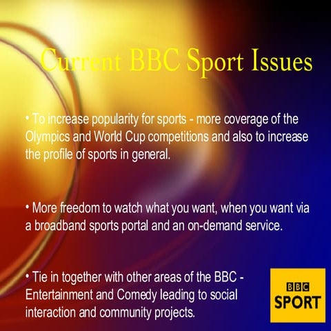 Bbc Sport Issues | PPT