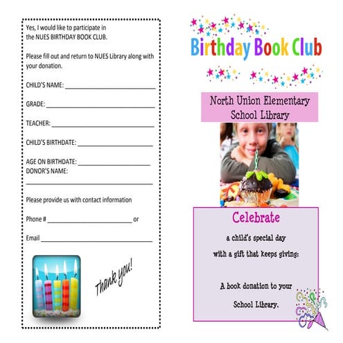 Birthday Book Club brochure | PDF