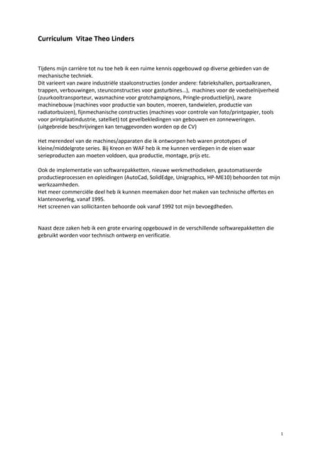 CURRICULUM VITAE Myra Masseurs | PDF