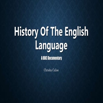History of the English Language | PPT