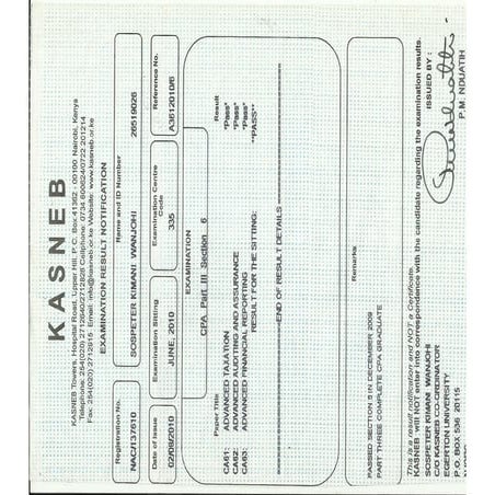 Sospeter CPA Section 6 | PPT