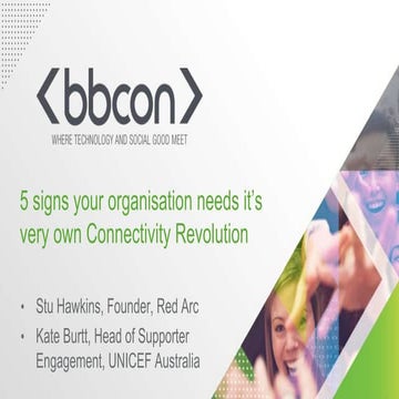 5 Signs your organisation needs it's very own Connectivity Revolution | PPT