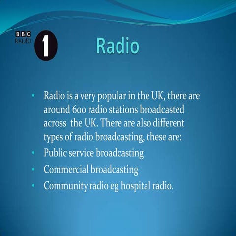 Top 10 radio stations in the UK | PPTX