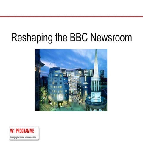 BBC reshaping the newsroom .ppt