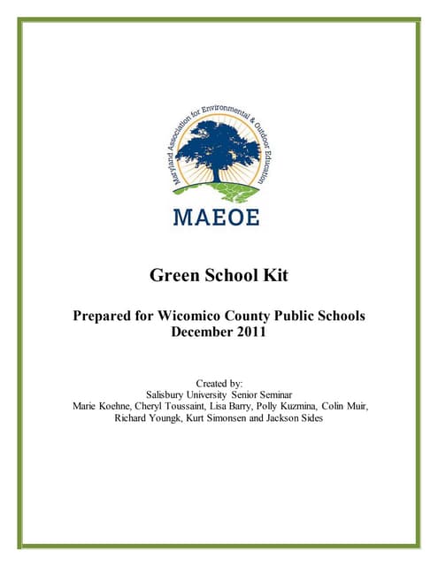 The Green School | PPT