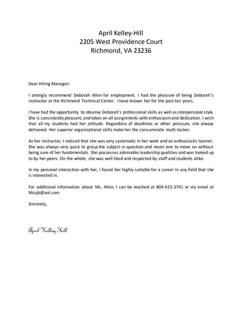 Lisa Recommendation Letter (1) | PDF