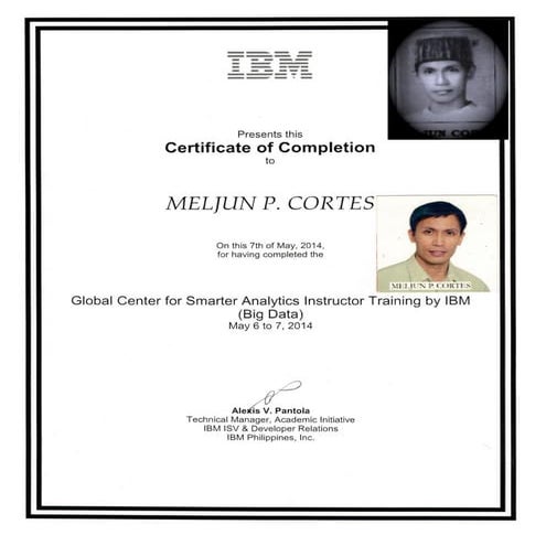 IBM training_certificate_big_data | PDF