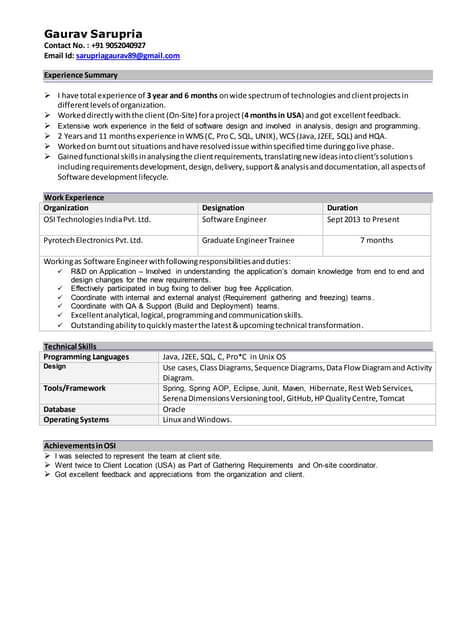 CV Julius Alexander 2015 | PDF