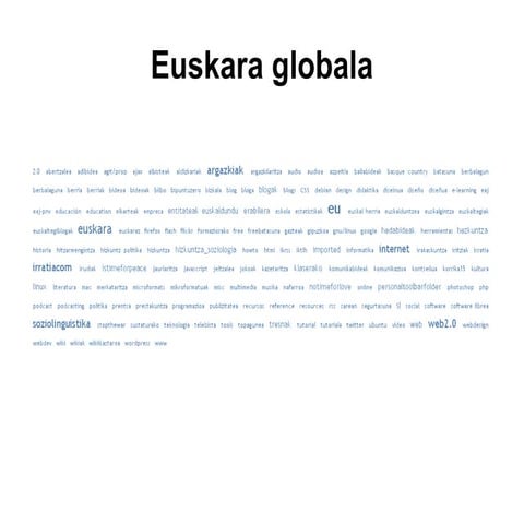BBEC - euskara globalizazioan | PDF