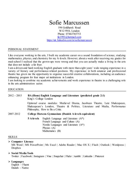 Lauren Coffey CV Oct 16 | PDF