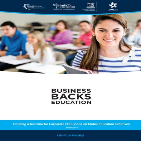 Creating a baseline for Corporate CSR Spend on Global Education ...