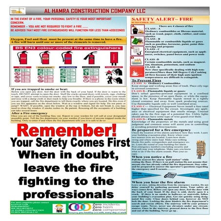 SAFETY ALERT -FIRE | PDF