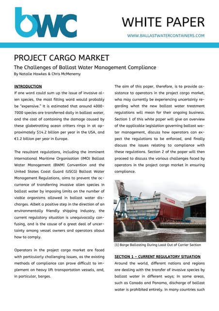 BWM_TRENDS_REV_1.pptx ballast water management convention and plan | PPT