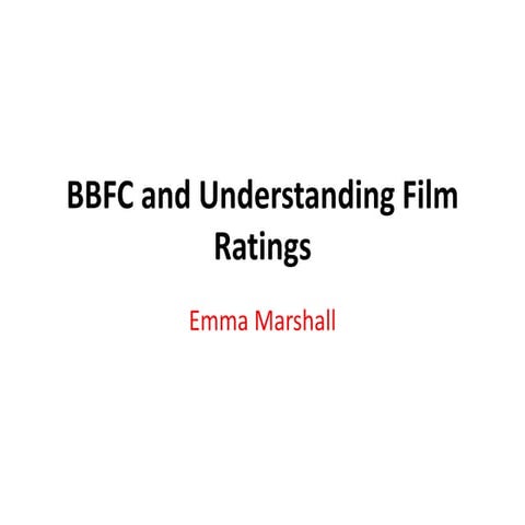 bbfc and ratings | PPTX | Adult & Explicit Sexual Content | Sensitive Topics