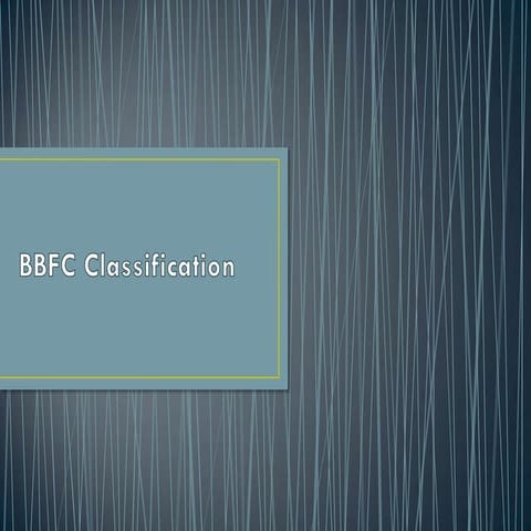 Bbfc classification | PPTX