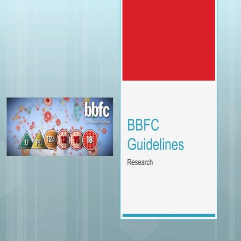 BBFC Guidelines | PPTX
