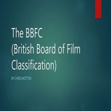 BBFC powerpoint | PPT