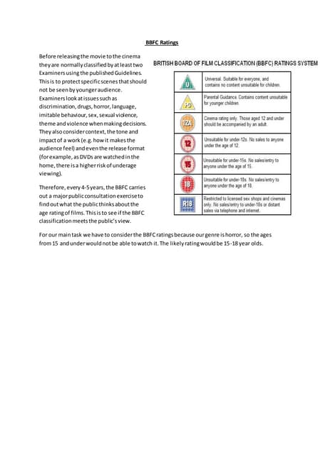 The british board of film classification | DOCX