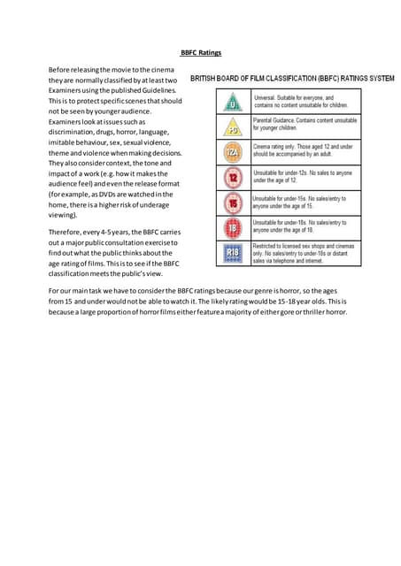 The british board of film classification | DOCX