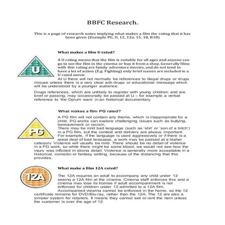 Bbfc research | DOCX