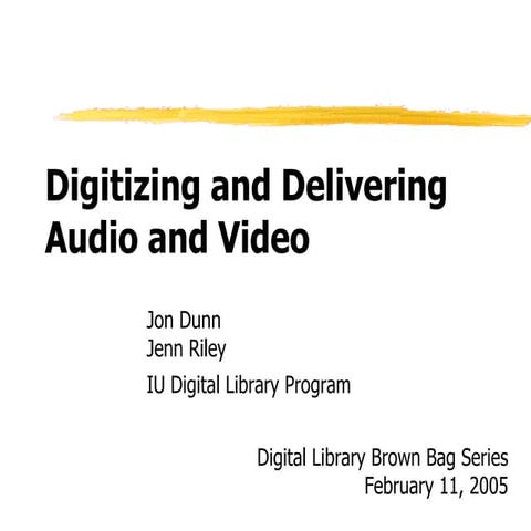 Bb feb2005 | PPT | Digital Audio | Computer Software and Applications