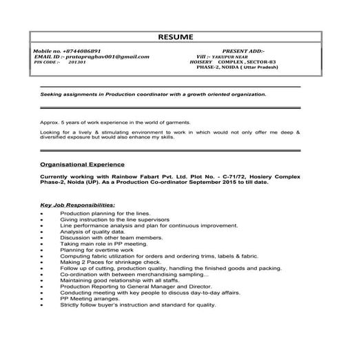 RESUME_PRATAP_RAGHAV[2] | DOC