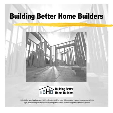 BBHB Estimating Presentation GOHBA Renovators Council July 21,2010 ...